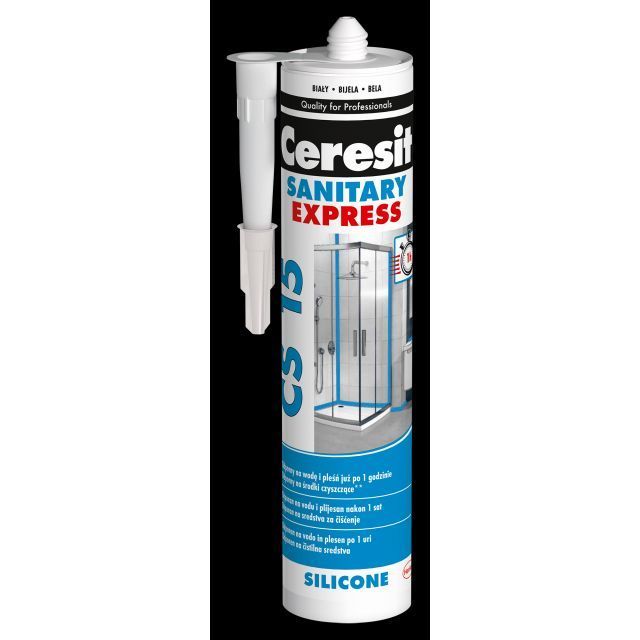 Купити Герметик силіконовий санітарний Ceresit CS 15 Sanitary Express ...